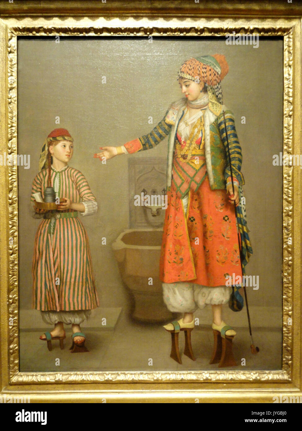 A Frankish Woman and Her Servant, Jean Etienne Liotard, c. 1750 Nelson ...