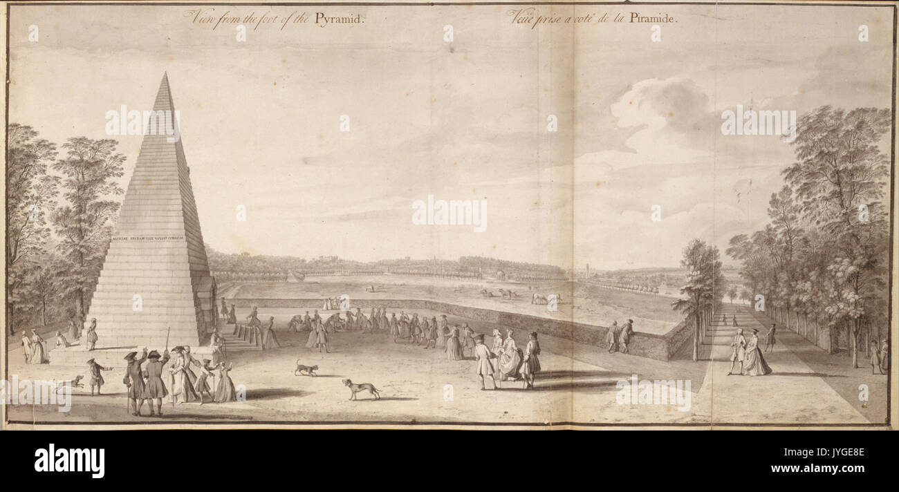 A General Plan and Prospective of Lord Viscount Cobham's Gardens at ...