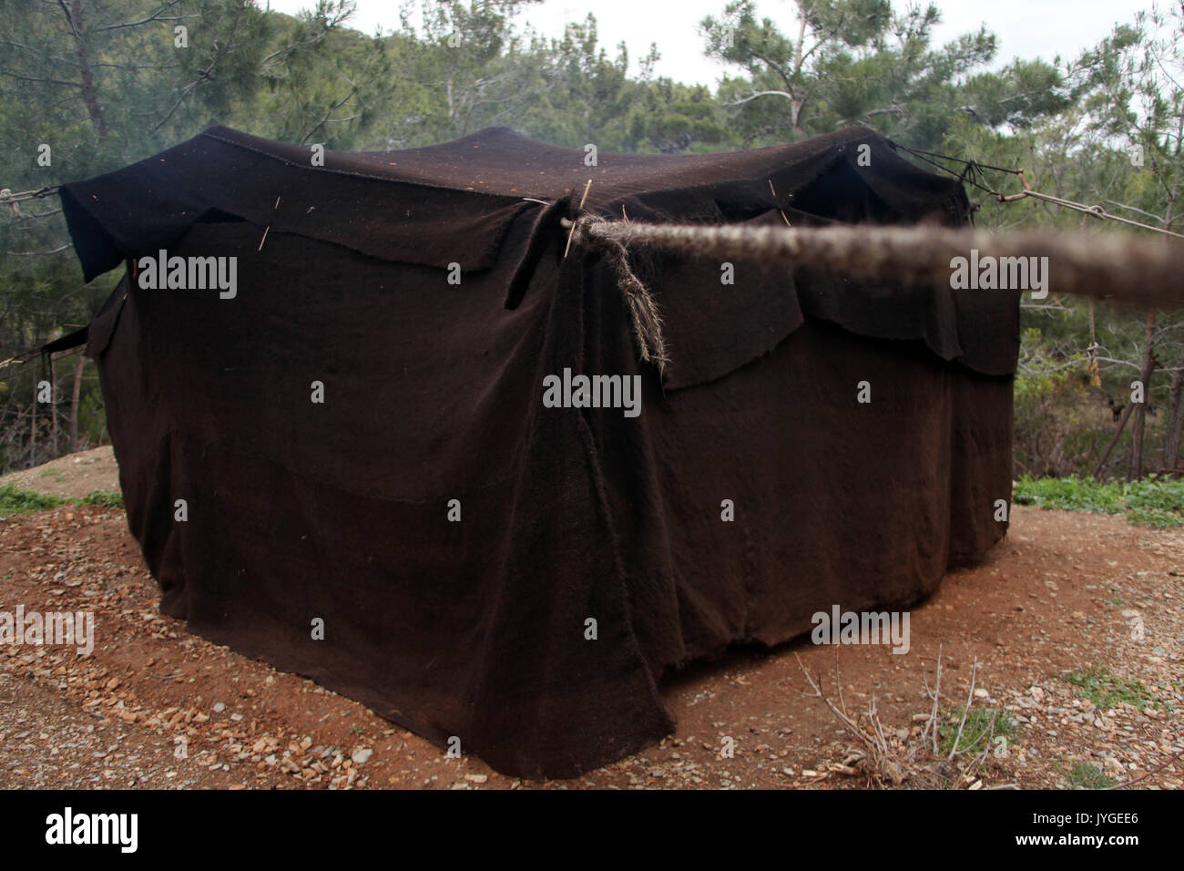 Nomad Tent (Natural life Stock Photo - Alamy