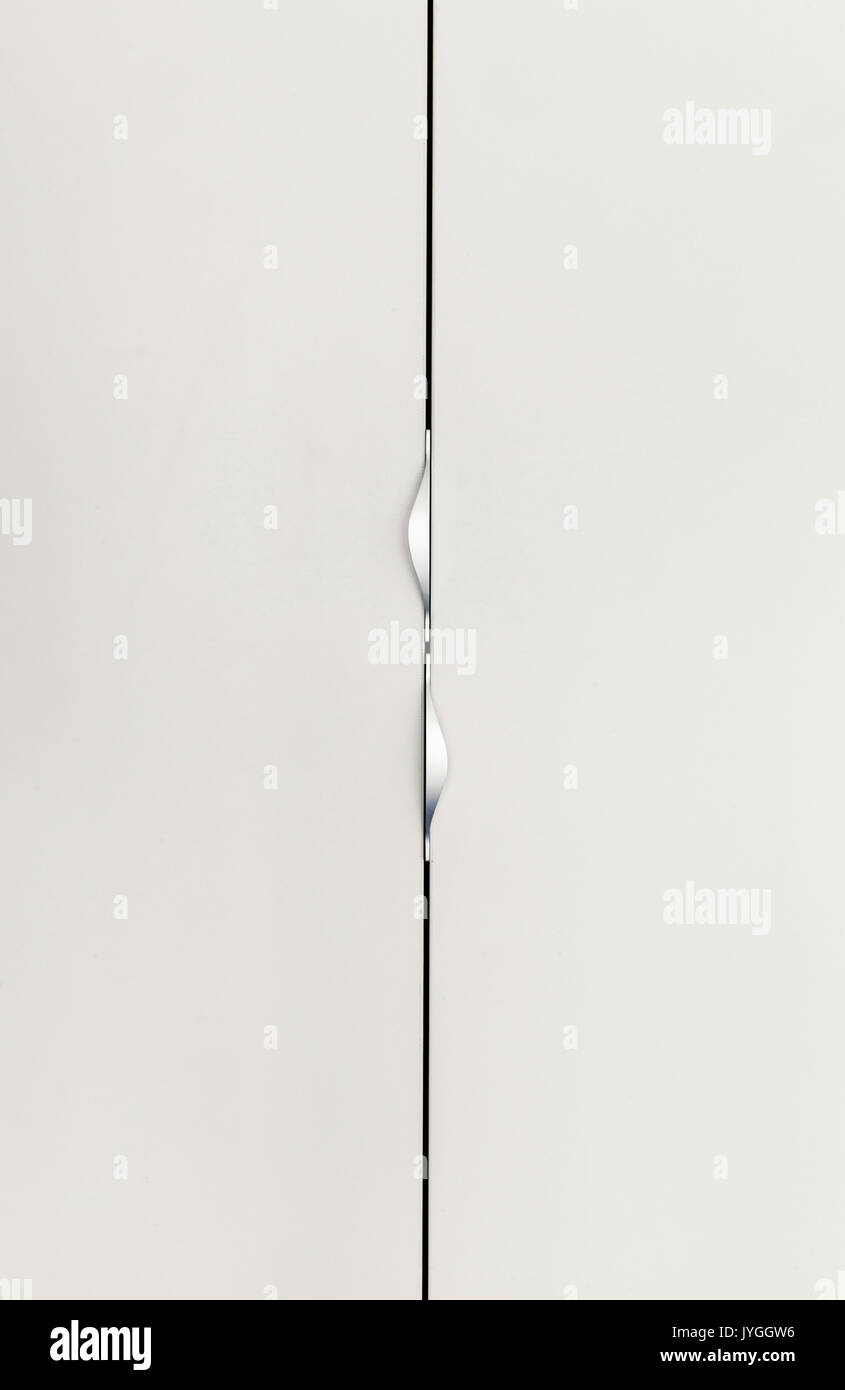 door wardrobe with silver handles Stock Photo - Alamy