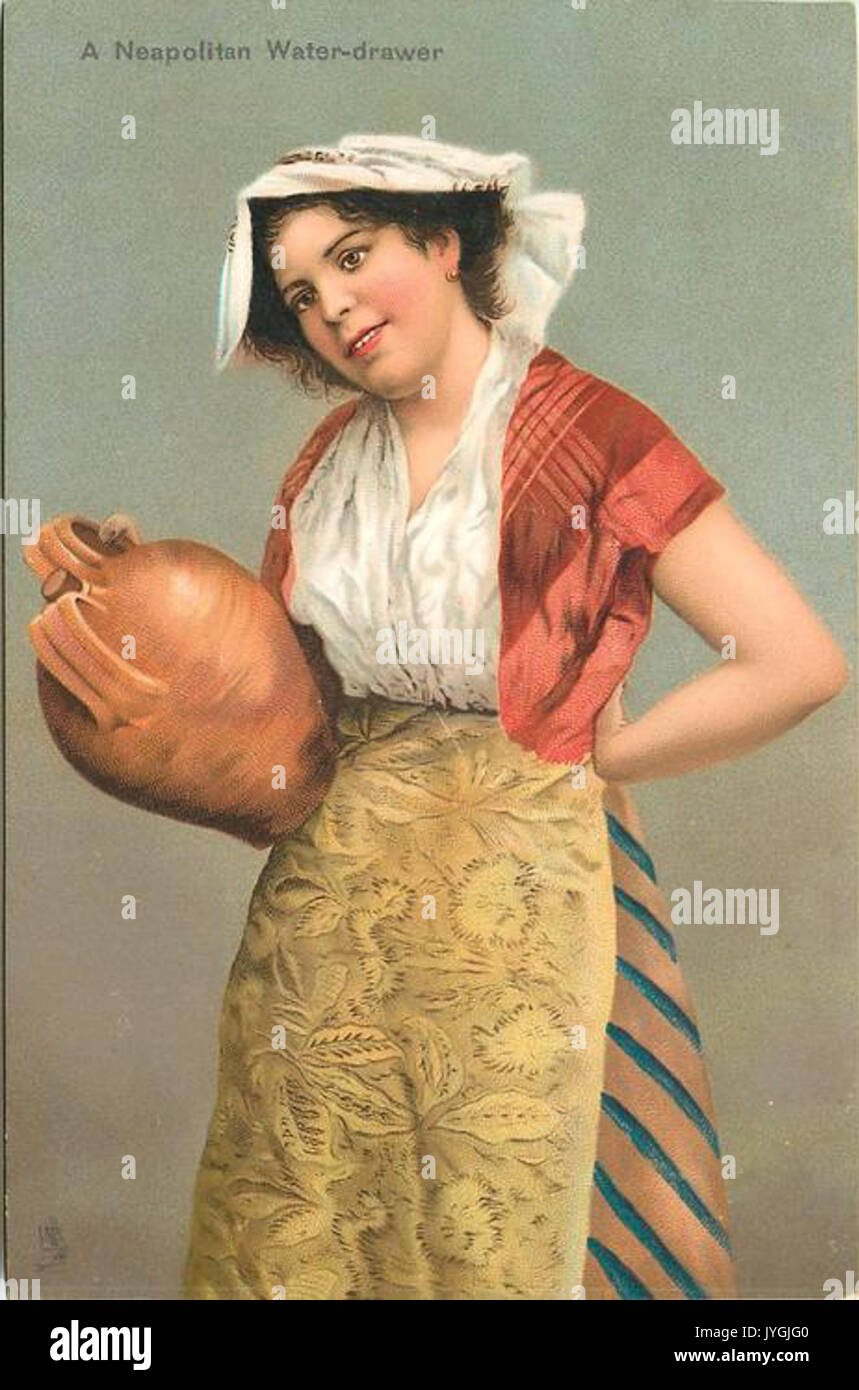 A Neapolitan water drawer Stock Photo - Alamy