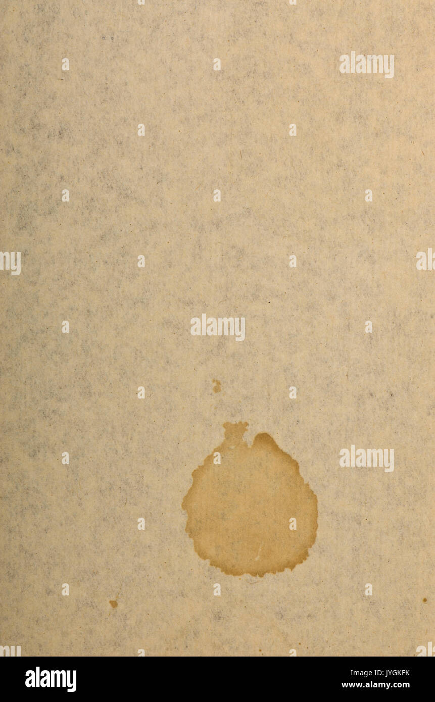 Old art paper with stain Stock Photo - Alamy
