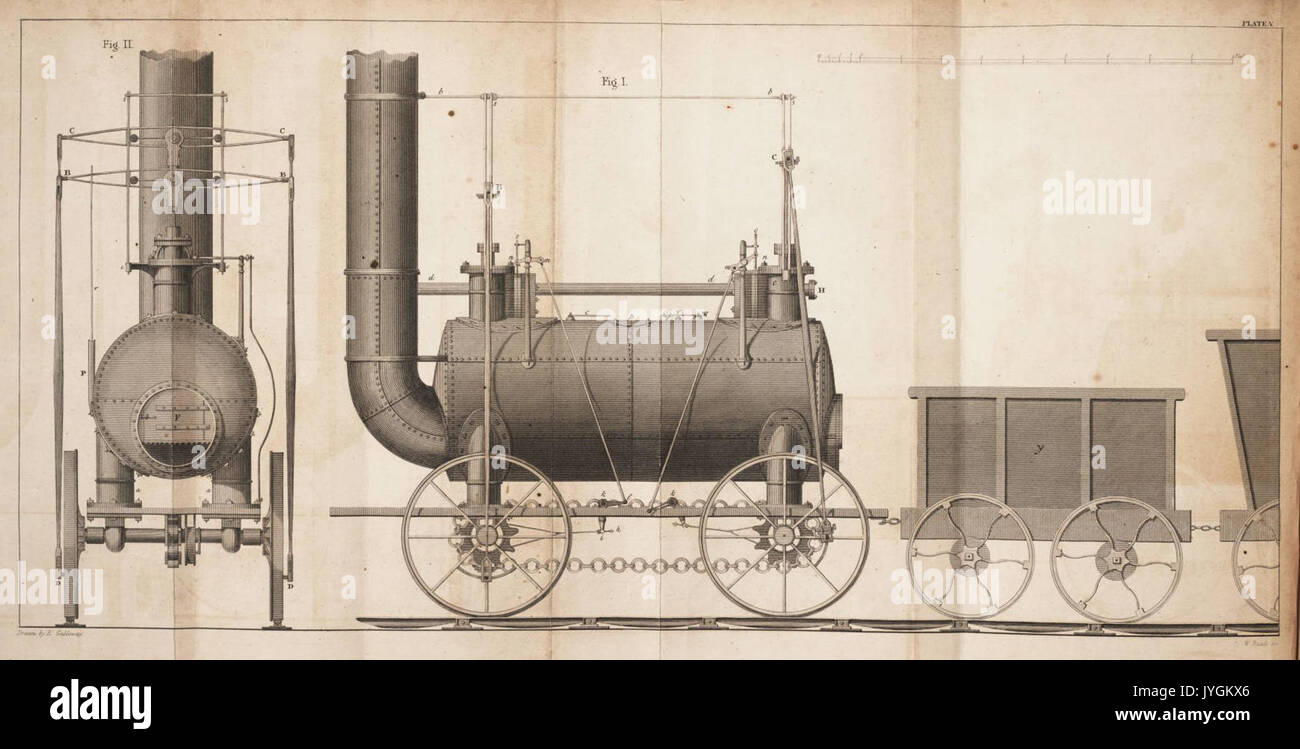 1825 railway steam locomotive hi-res stock photography and images - Alamy