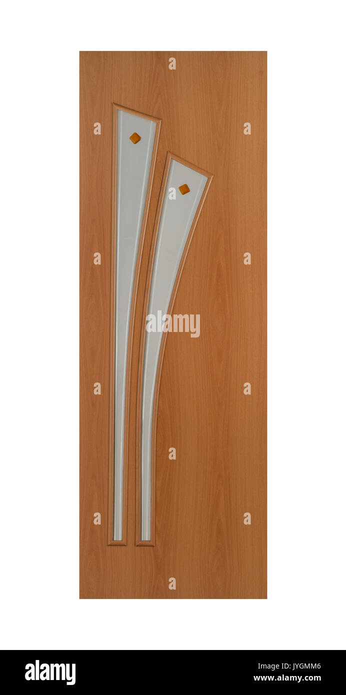 Plain wooden door Cut Out Stock Images & Pictures - Alamy