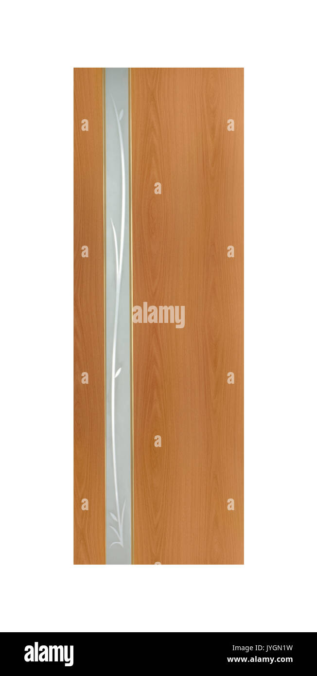Plain wooden door Cut Out Stock Images & Pictures - Alamy