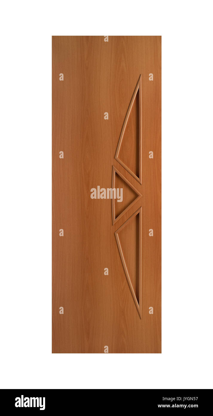 Plain wooden door Cut Out Stock Images & Pictures - Alamy