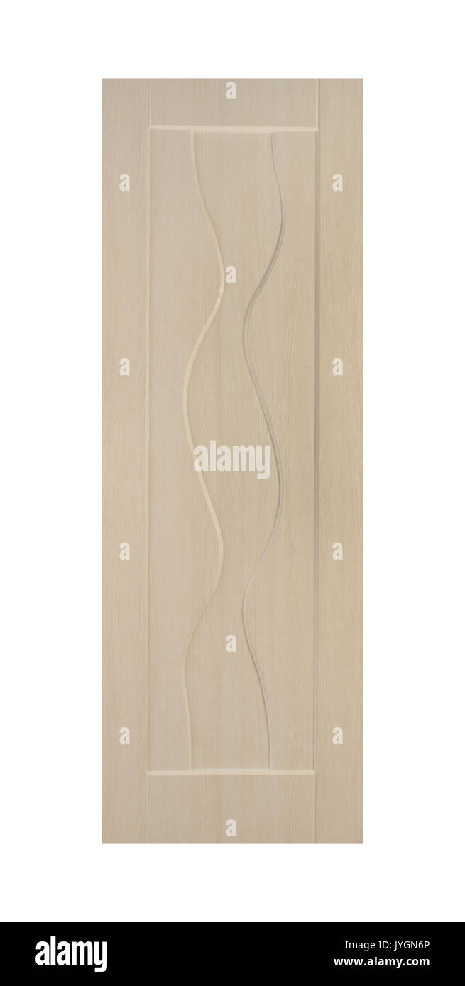Plain wooden door Cut Out Stock Images & Pictures - Alamy