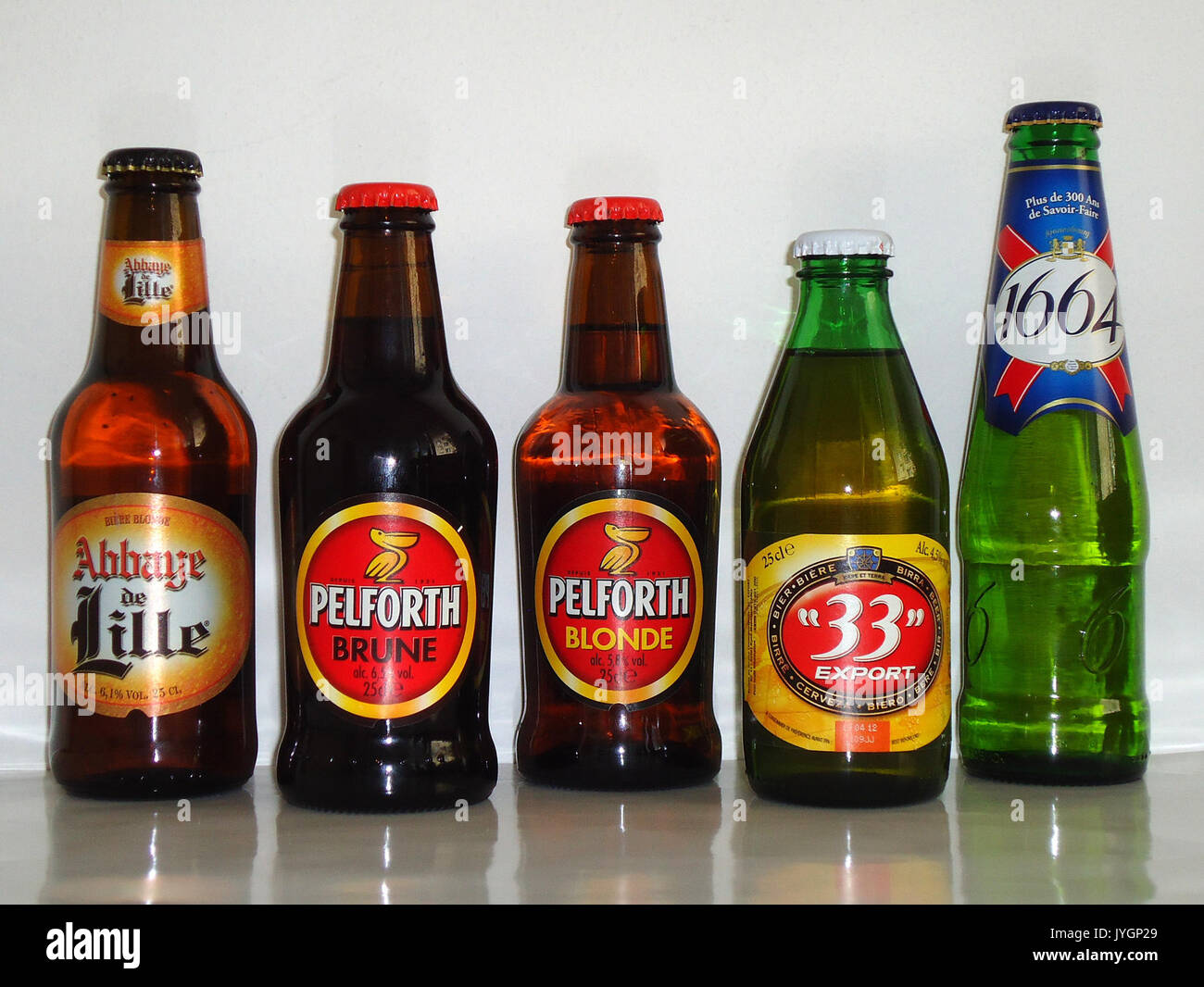 5 Beers (France Stock Photo - Alamy