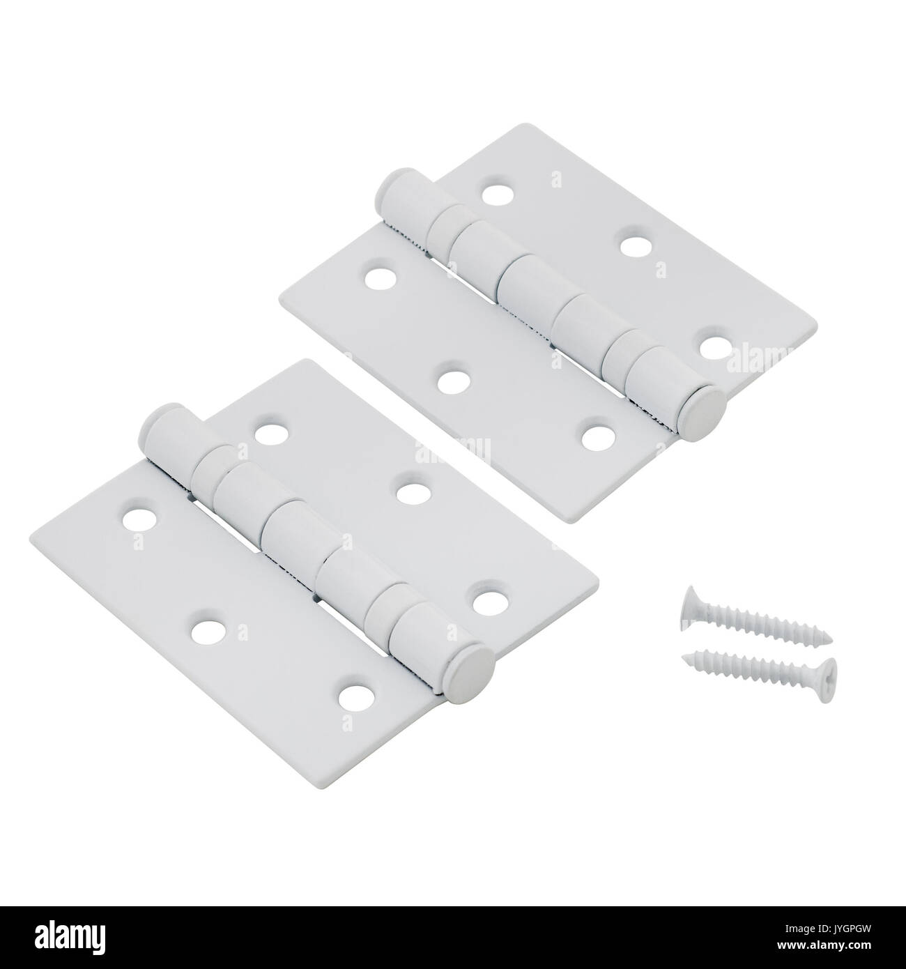 Simple door hinges Stock Photo - Alamy