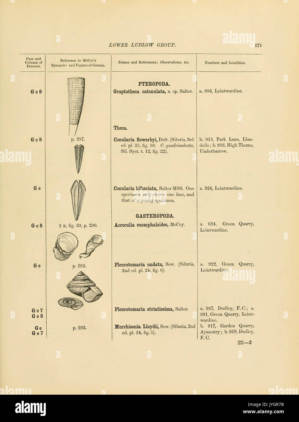 A catalogue of the collection of Cambrian and Silurian fossils ...