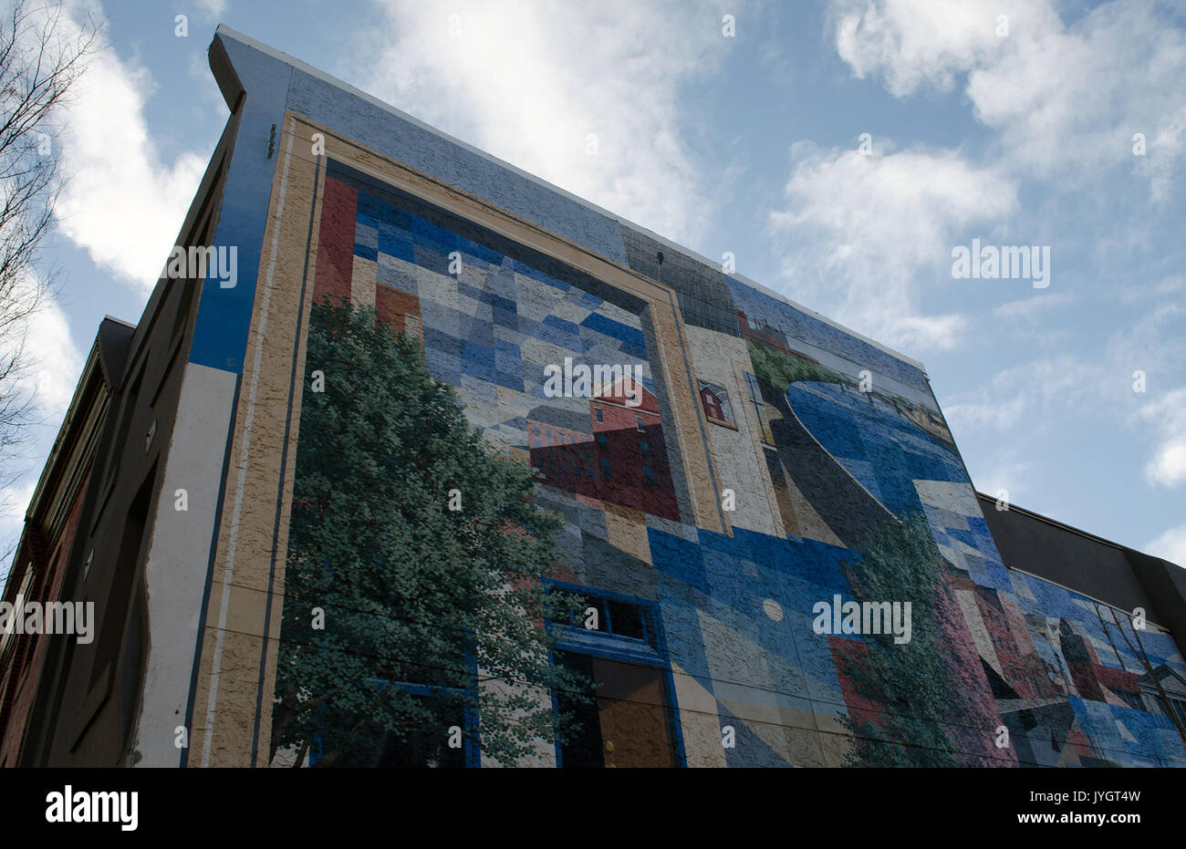 A mural in Philadelphia Stock Photo - Alamy
