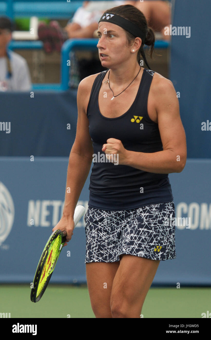 Cincinnati, USA. 17th August, 2017. Anastasija Sevastova LAT lost in ...