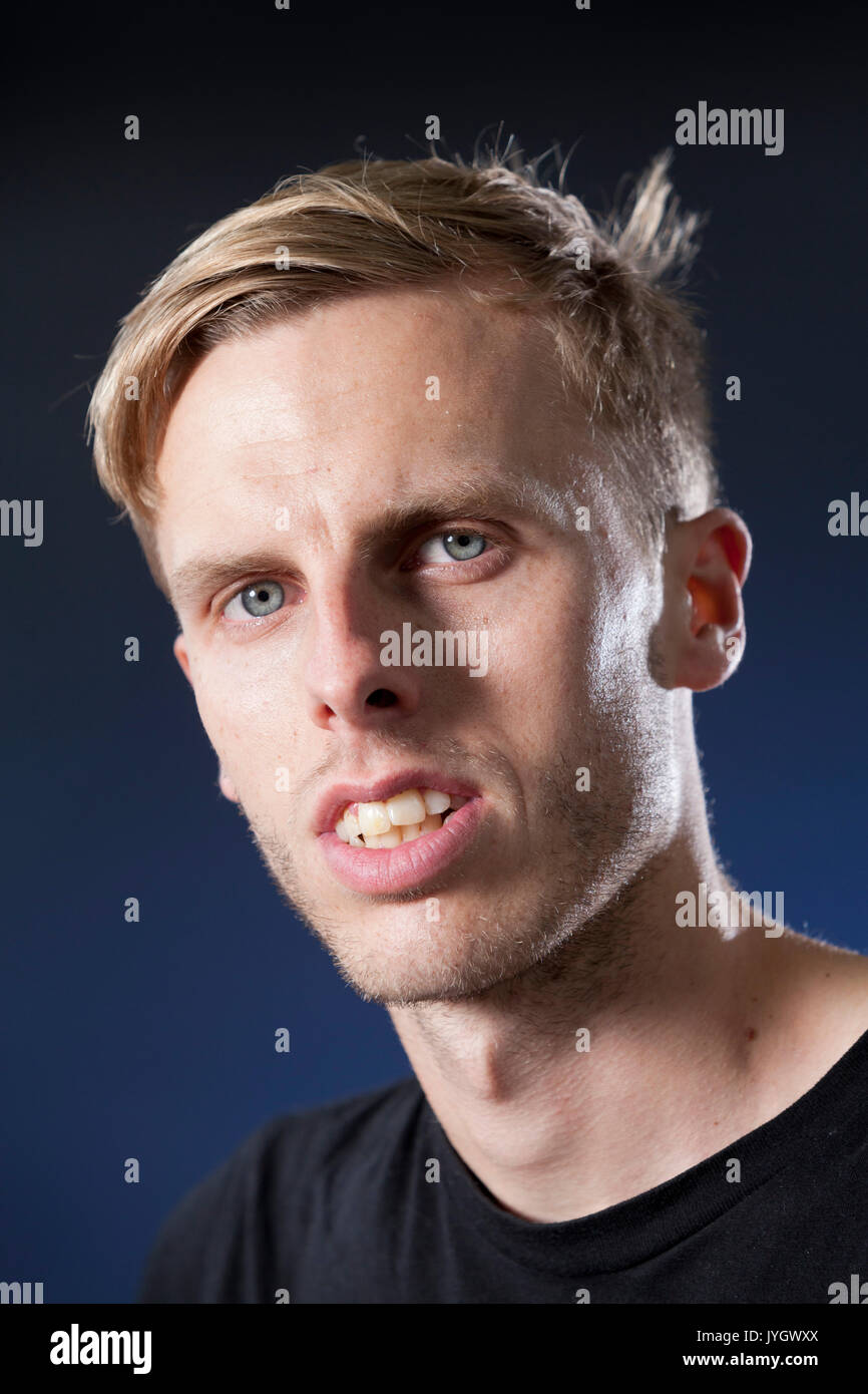 Edinburgh, UK. 19th Aug, 2017. Harry Baker, the British poet, writer ...