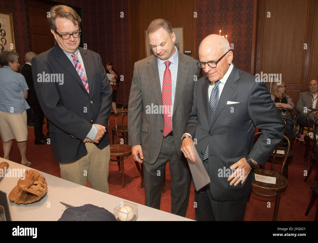 Eric Jentsch, curator, National Museum of American History (left ...