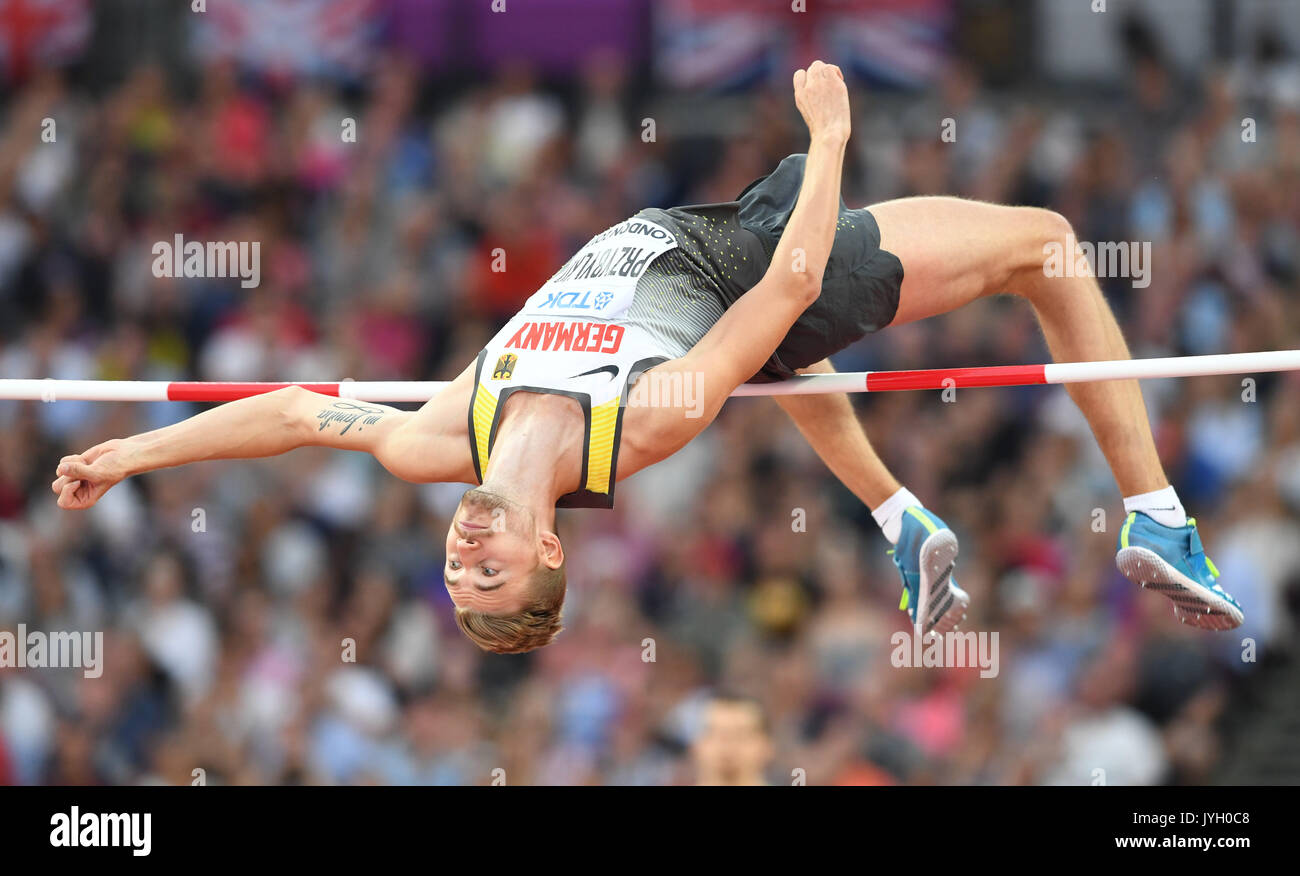 Mateusz Przybylko (GER) places fifth in the high jump at 7-6 (2.29m ...