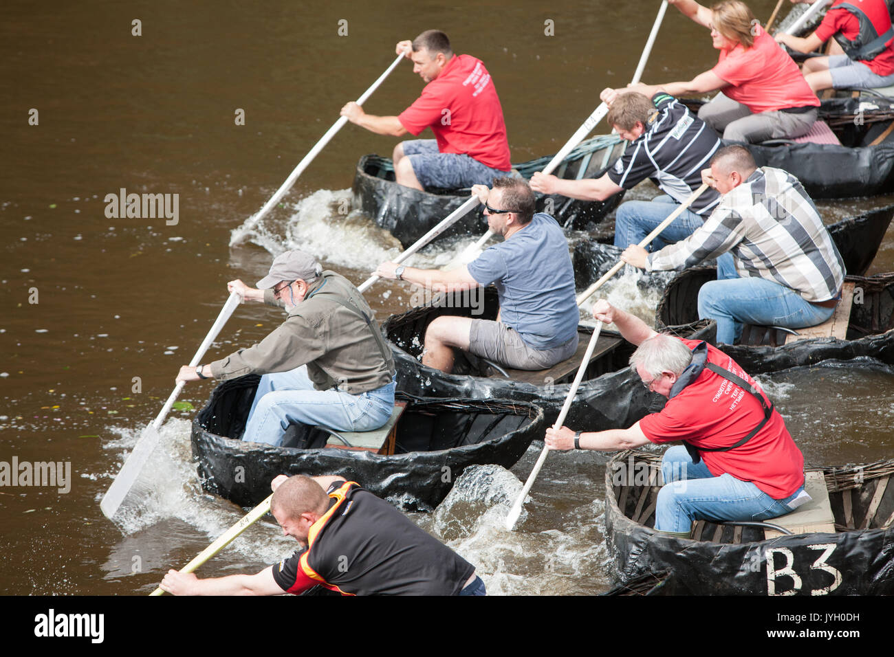 A coracle welsh hi-res stock photography and images - Alamy