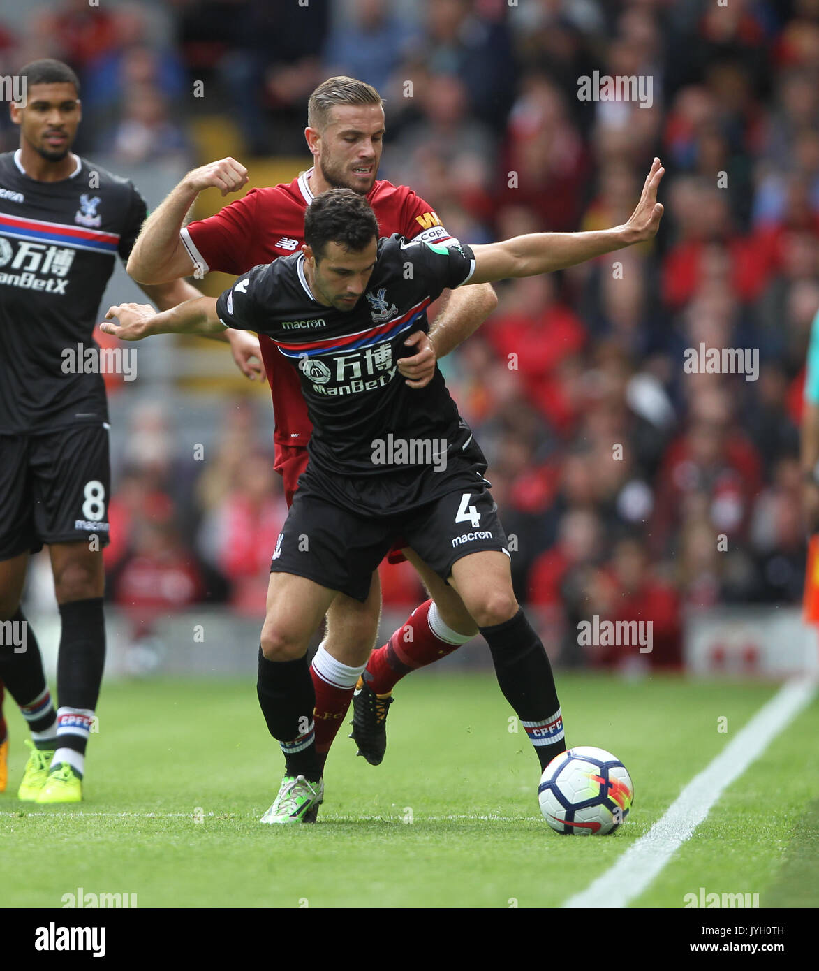 JORDAN HENDERSON & LUKA MILIVO LIVERPOOL V CRYSTAL PALACE ANFIELD ...