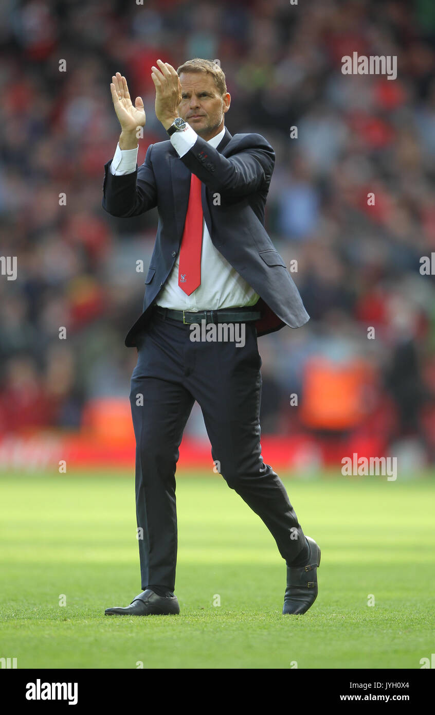 FRANK DE BOER LIVERPOOL V CRYSTAL PALACE ANFIELD LIVERPOOL ENGLAND 19 ...