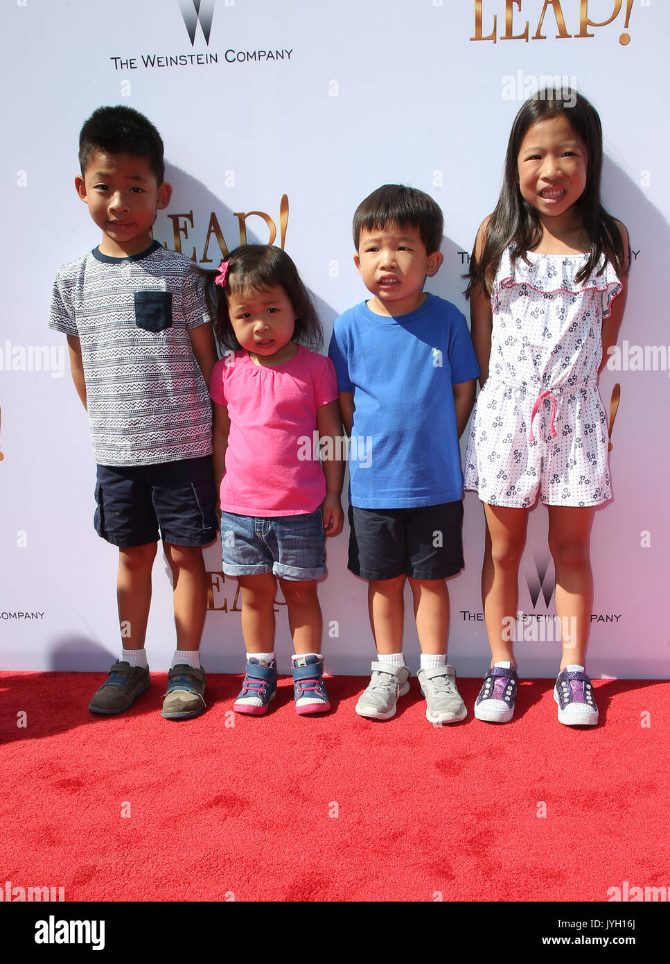 Los Angeles, Ca, USA. 19th Aug, 2017. The Cheng Kids, at Premiere Of ...