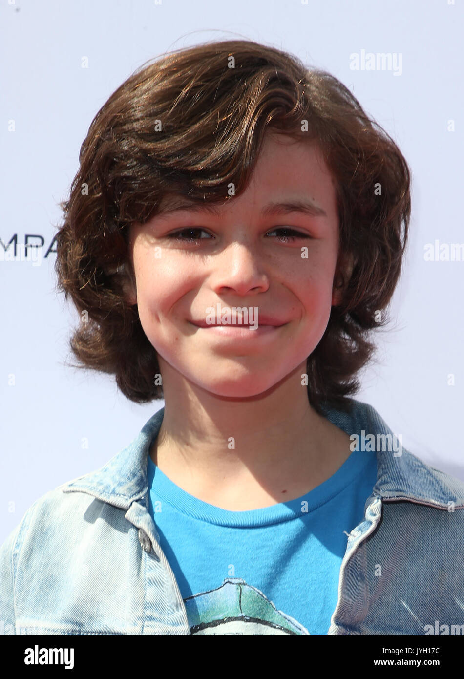 Los Angeles, Ca, USA. 19th Aug, 2017. Zackary Arthur, at Premiere Of ...