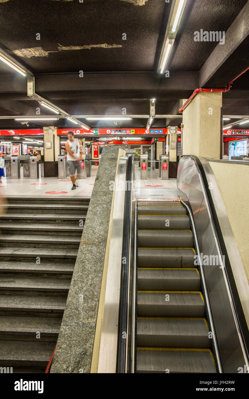 Cadorna Milan Metro Line