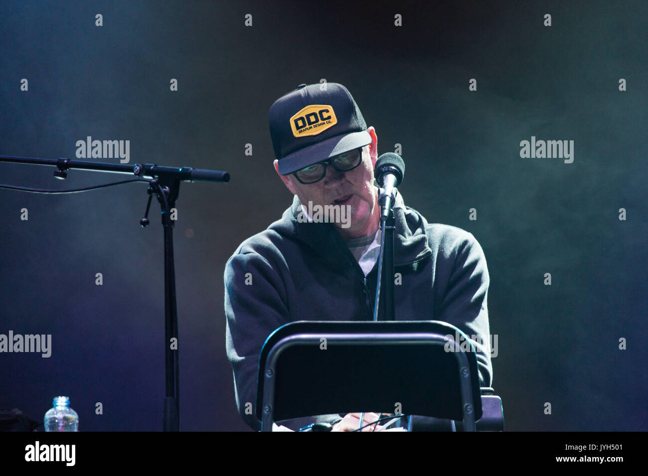 LAMBCHOP, CONCERT, 2017: Kurt Wagner (in a cap) singer of alt Country ...