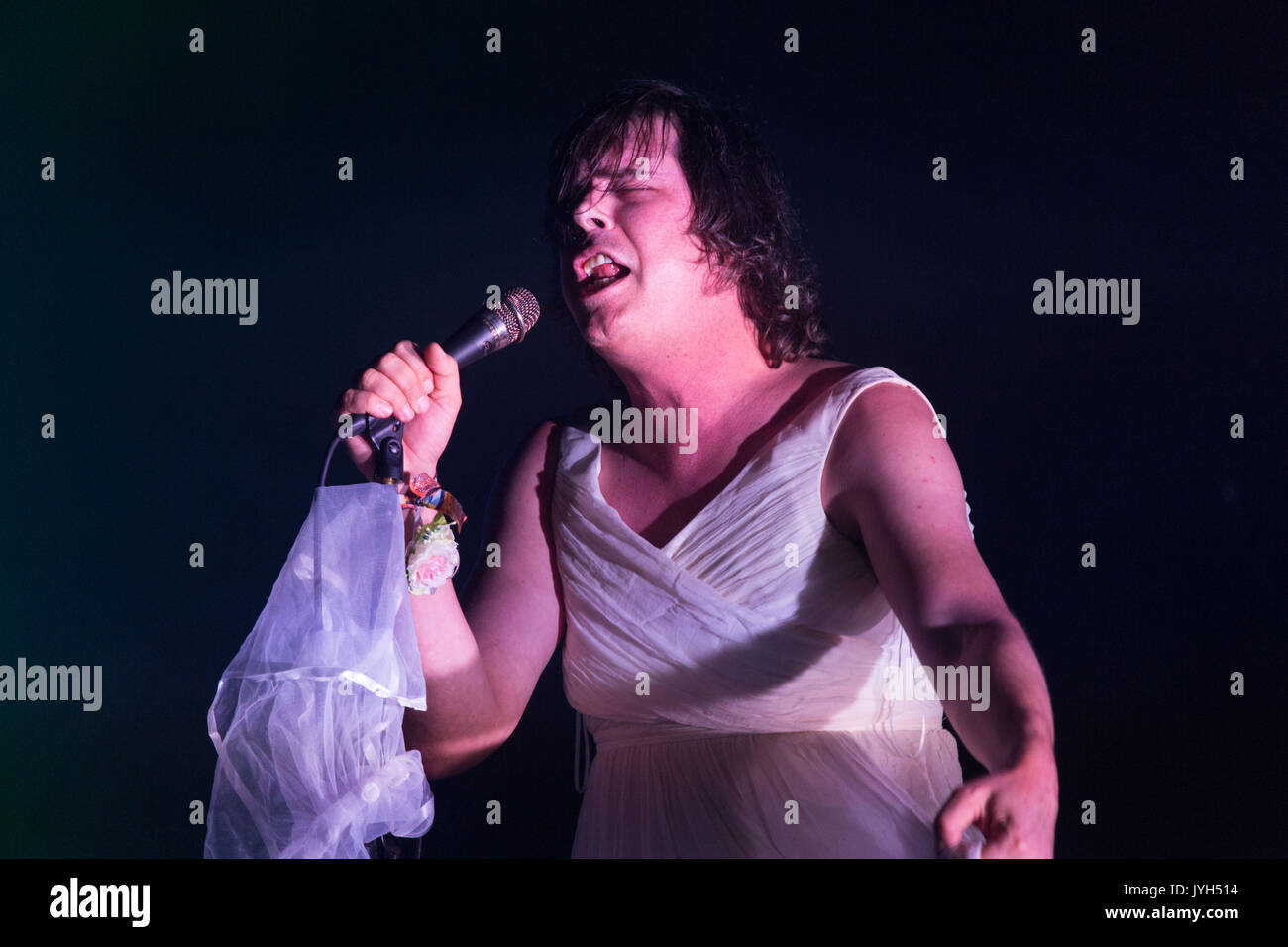 ANGUS ANDREW, LIARS, WEDDING DRESS: The band LIARS play a raucous set ...