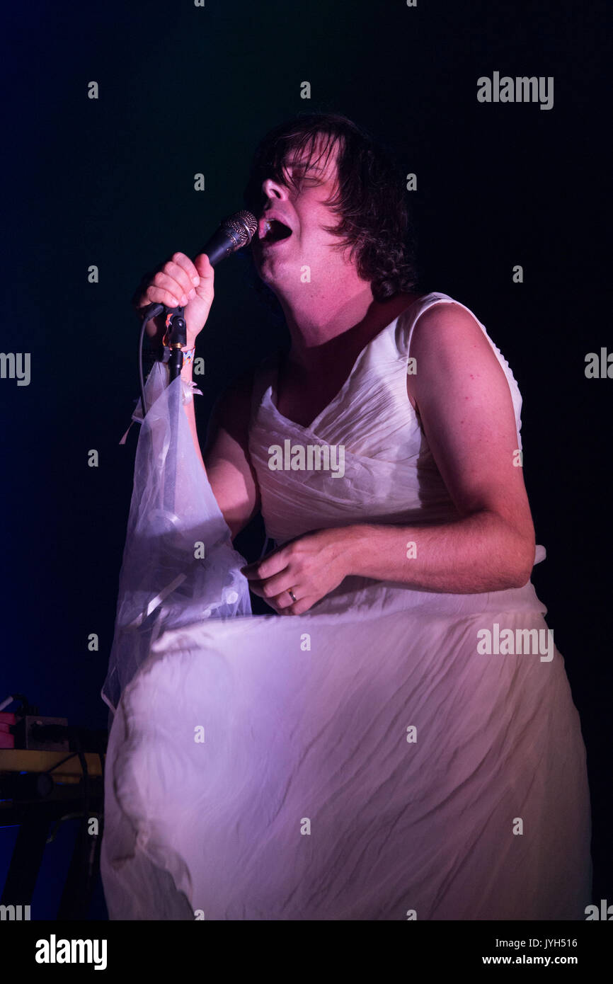 ANGUS ANDREW, LIARS, WEDDING DRESS: The band LIARS play a raucous set ...