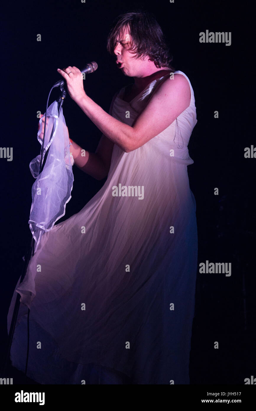 ANGUS ANDREW, LIARS, WEDDING DRESS: The band LIARS play a raucous set ...