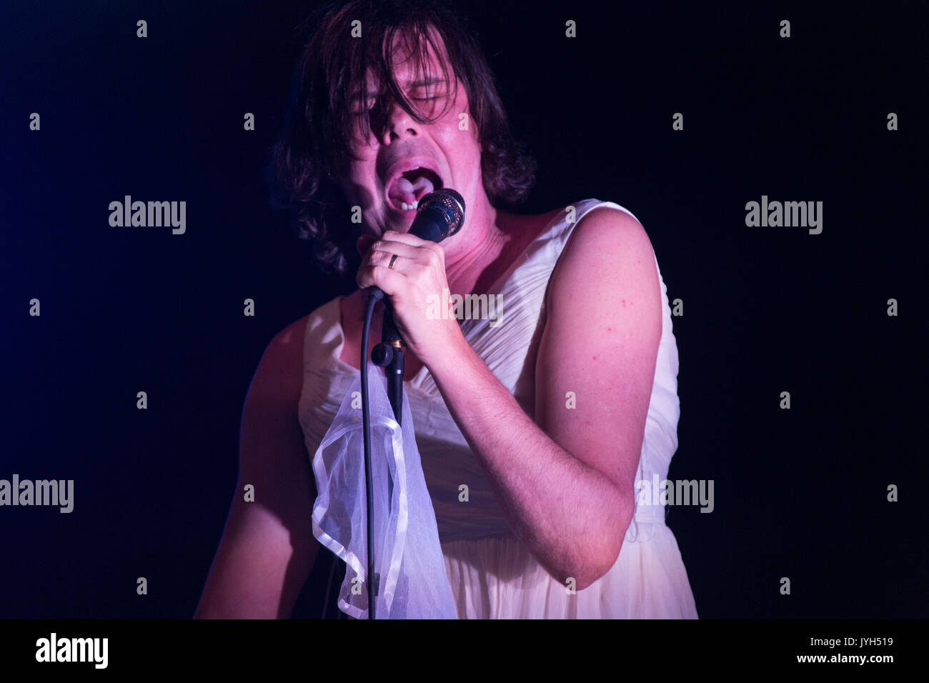 ANGUS ANDREW, LIARS, WEDDING DRESS: The band LIARS play a raucous set ...