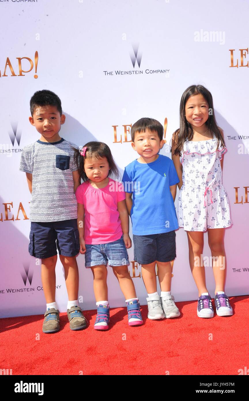 Los Angeles, California, USA. 19th Aug, 2017. The Cheng Kids at ...