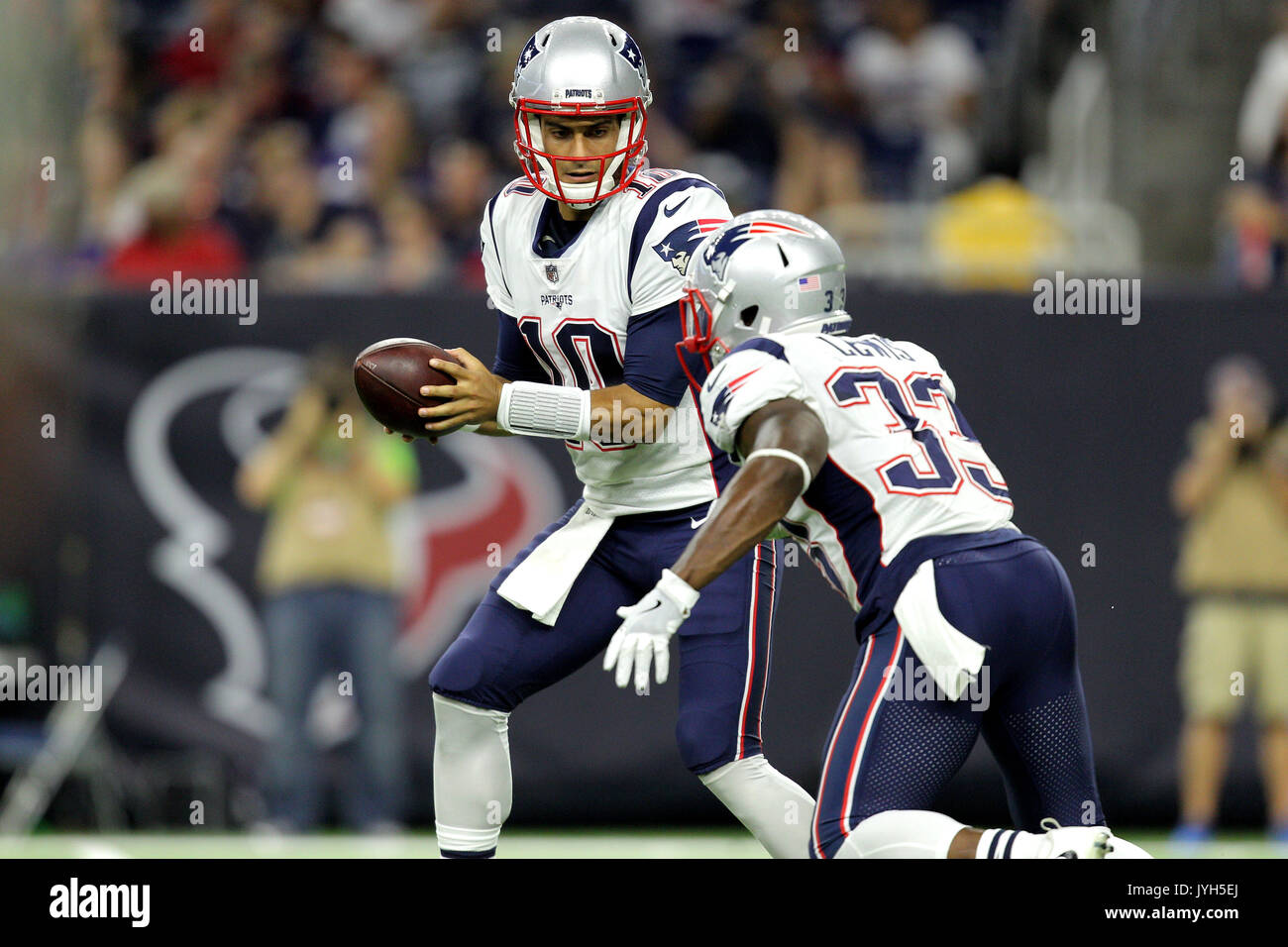Houston, Texas, USA. 19th Aug, 2017. New England Patriots quarterback ...
