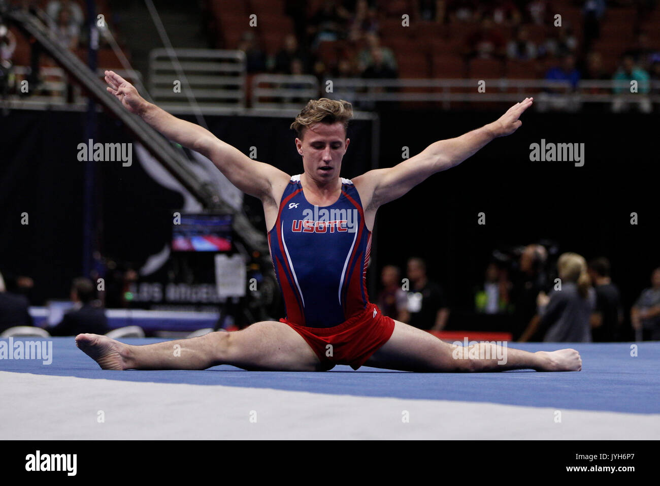 August 19, 2017: Gymnast Eddie Penev competes on the second and final ...