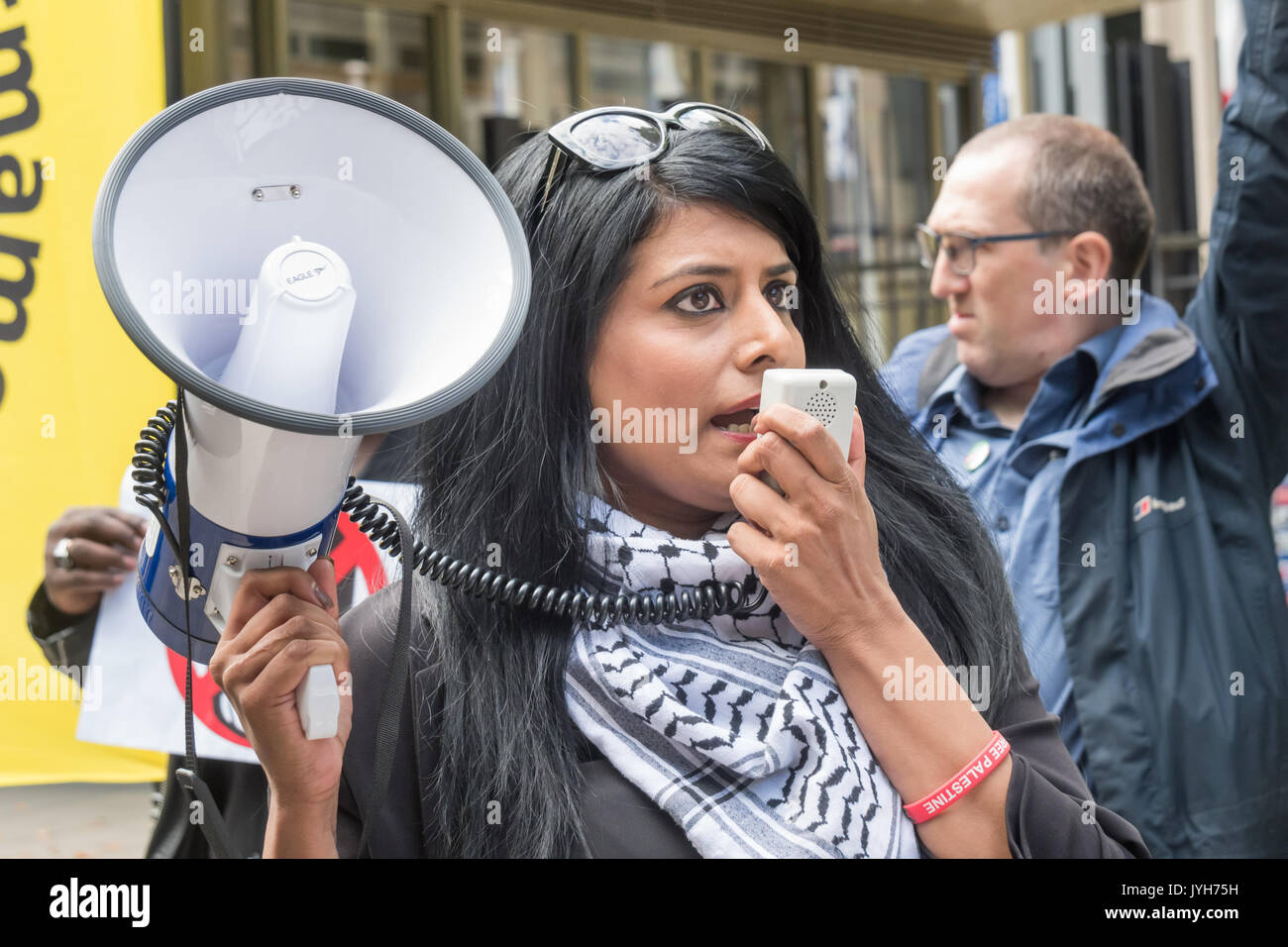 London, UK. 19th Aug, 2017. Shazia Khan whose father Mohammed Saleem ...