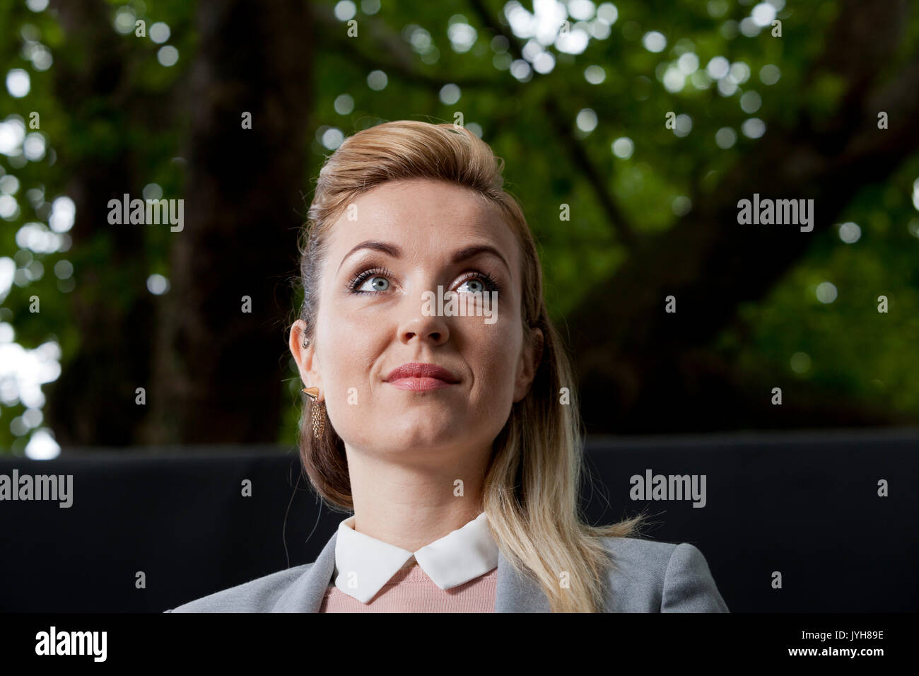 Edinburgh, UK. 20th Aug, 2017. Thordis Elva, the Icelandic playwright ...