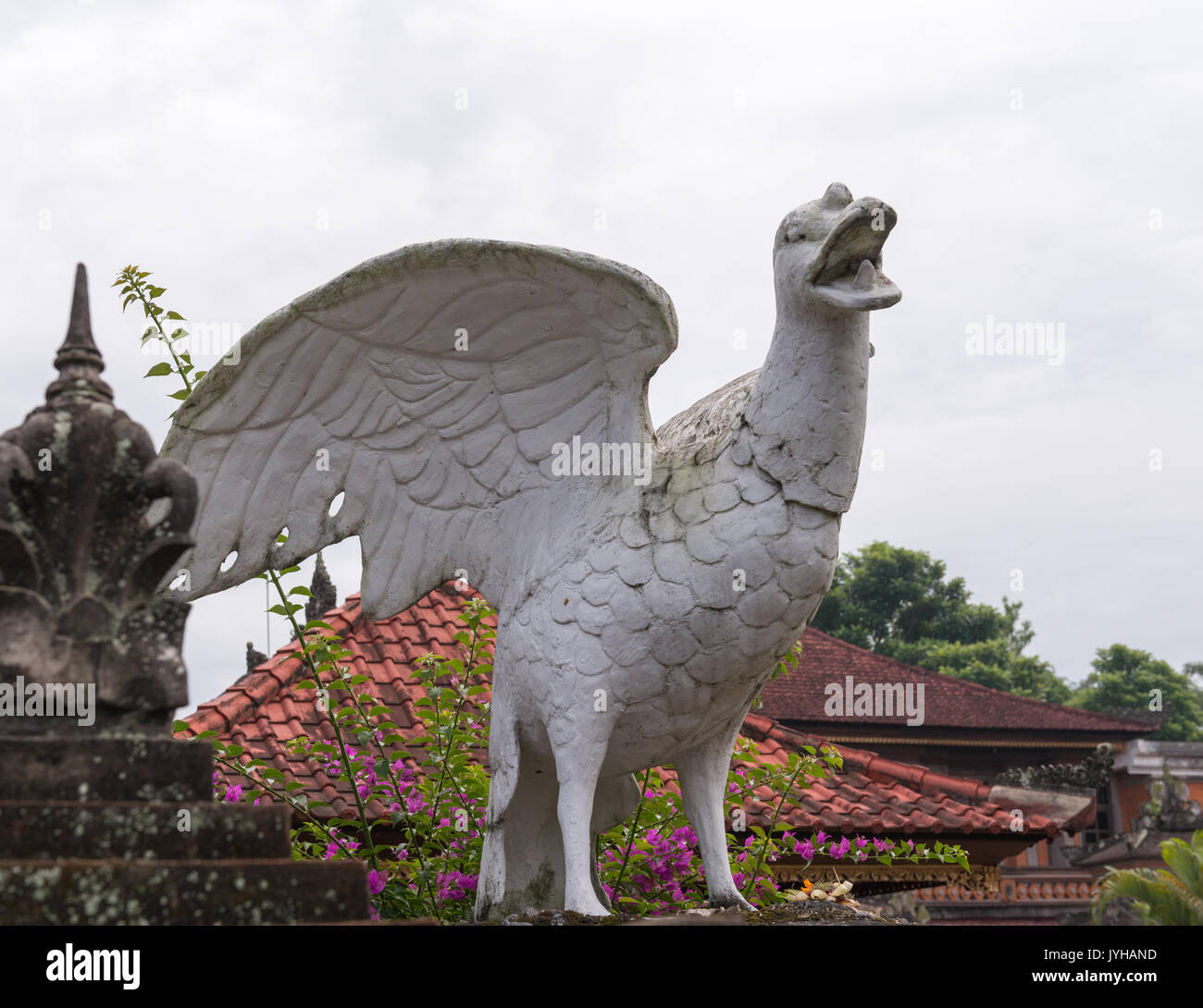 Statue of sacred duck Stock Photo - Alamy