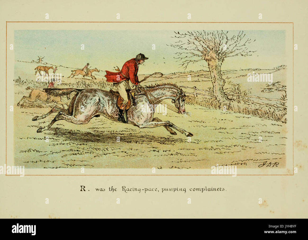 ABC of fox hunting (Plate 18) BHL22810435 Stock Photo - Alamy