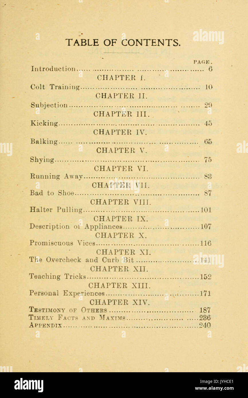 A practical system of colt training BHL20321605 Stock Photo - Alamy