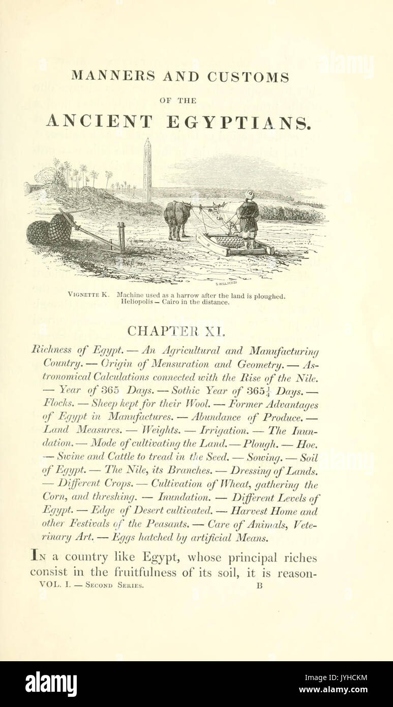 A second series of the Manners and customs of the ancient Egyptians ...