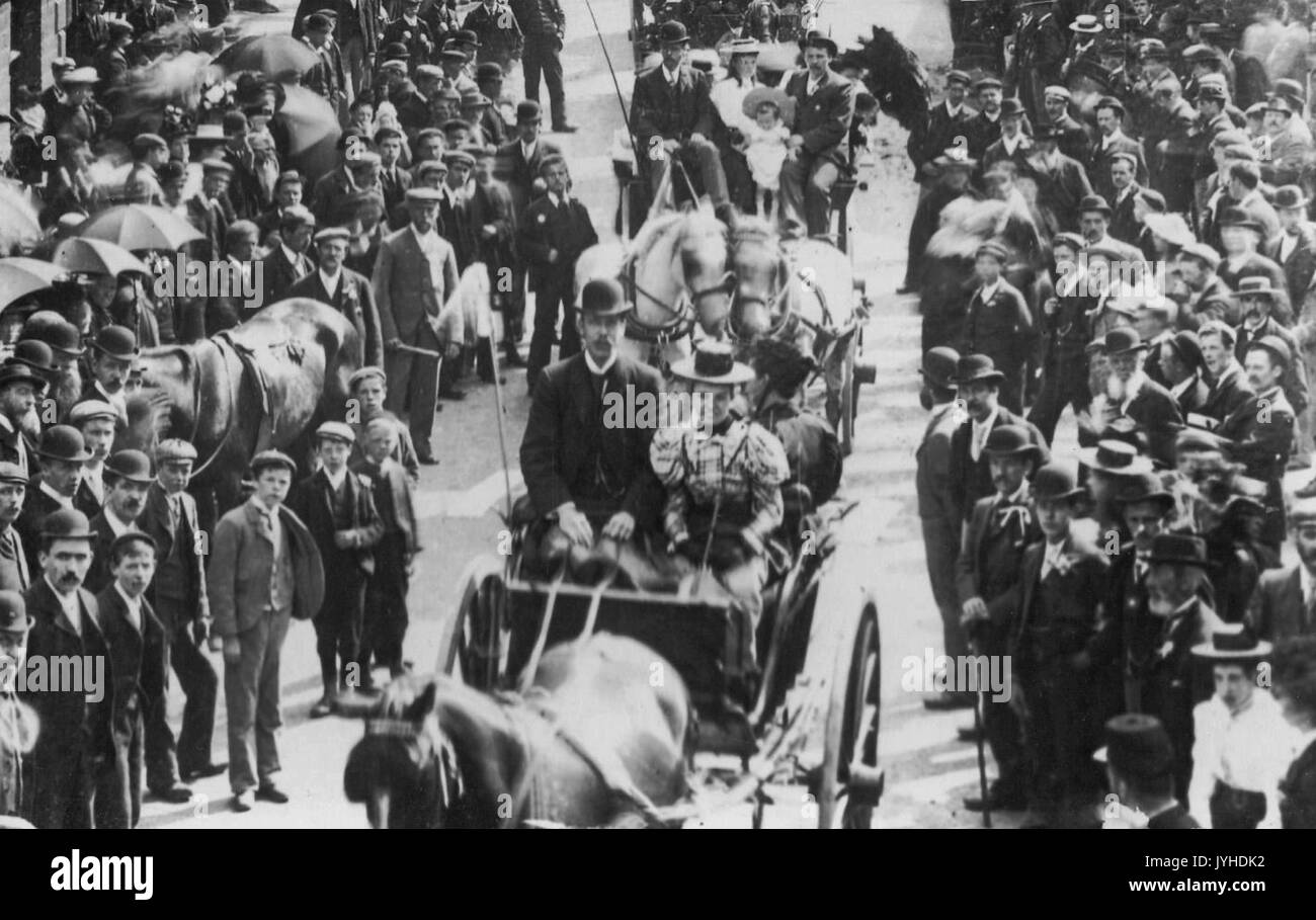 1919 Peace Day Penistone West Riding of Yorkshire England Stock Photo ...