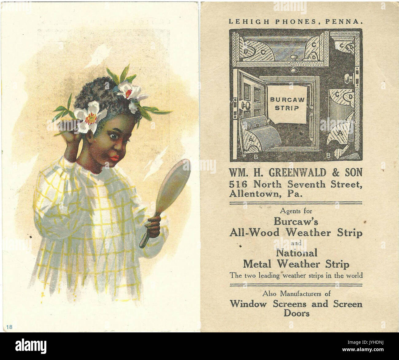 Vintage trade card advertising hi-res stock photography and images - Alamy