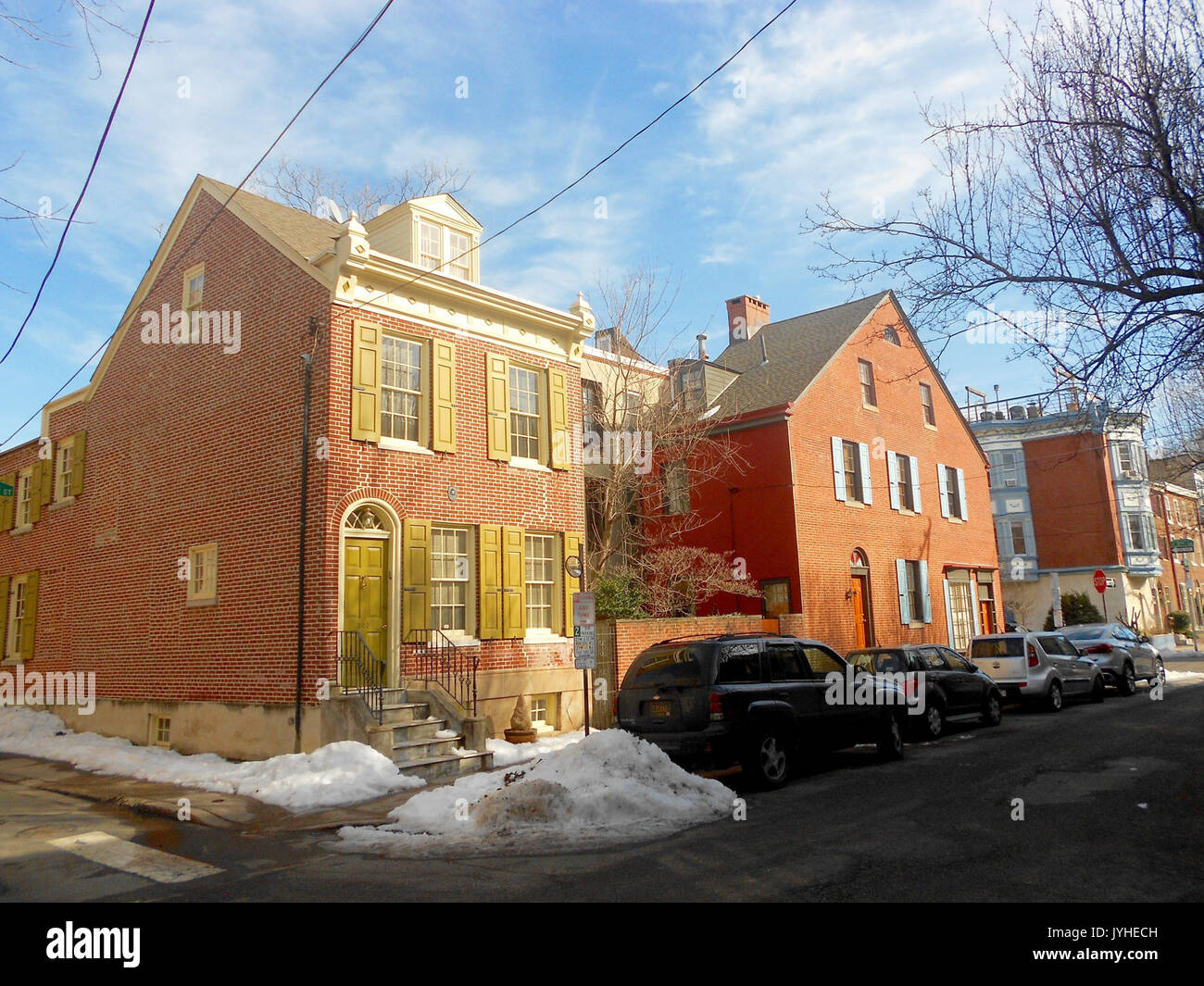 300 block Queen St Philly Stock Photo - Alamy