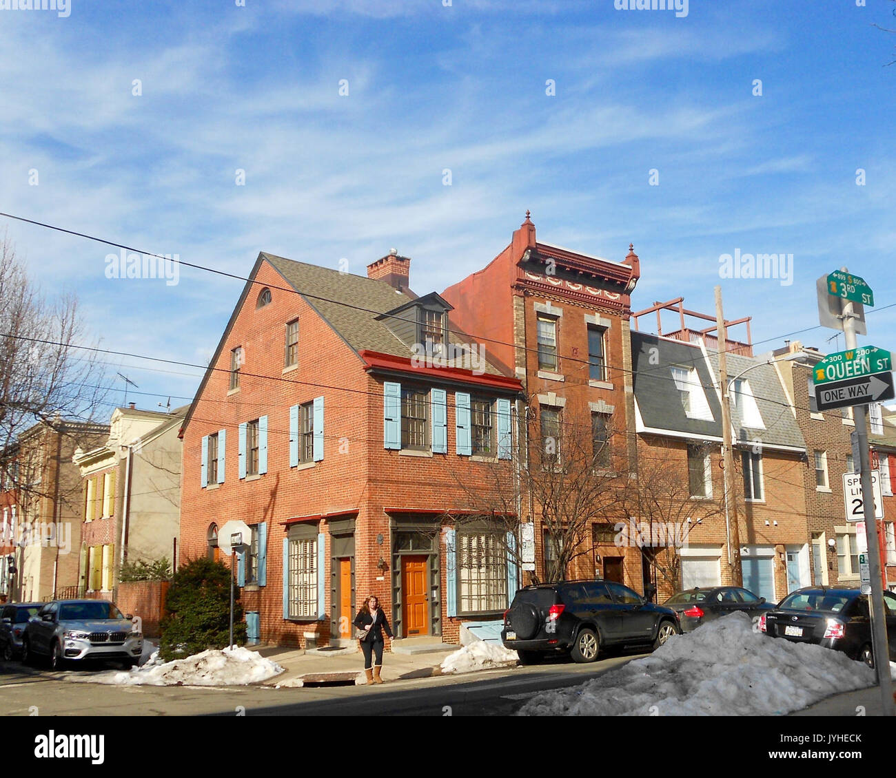 3rd at Queen St Philly Stock Photo - Alamy