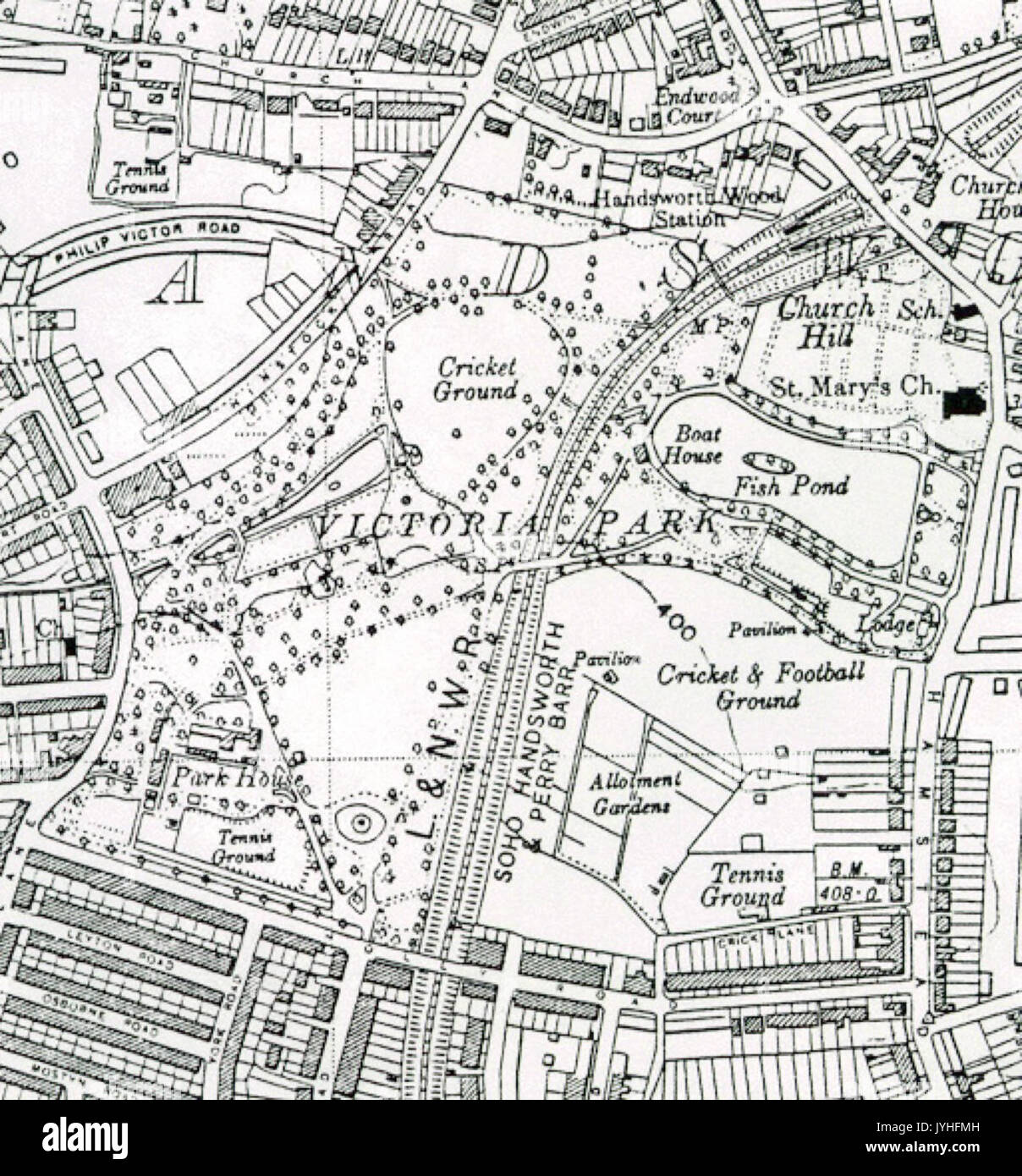 1904 OS map Stock Photo - Alamy