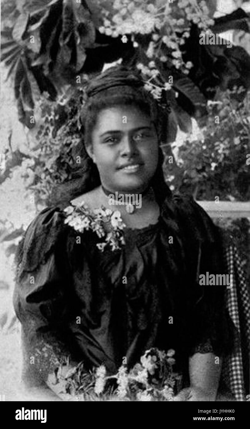 A Tongan girl 1902 Stock Photo - Alamy