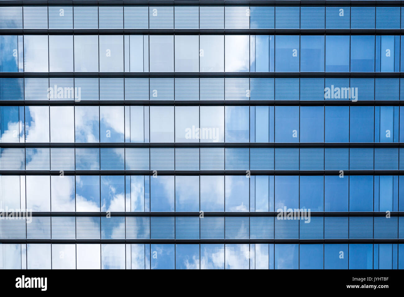 blue glass abstract reflection background Stock Photo - Alamy