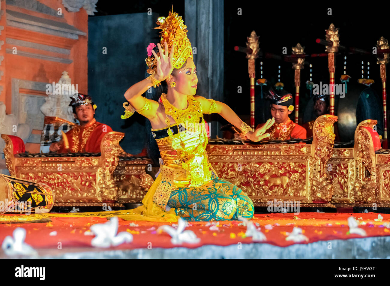 Asia, South-East Asia, Indonesia, Bali. Ubud. A dancer Performing The ...