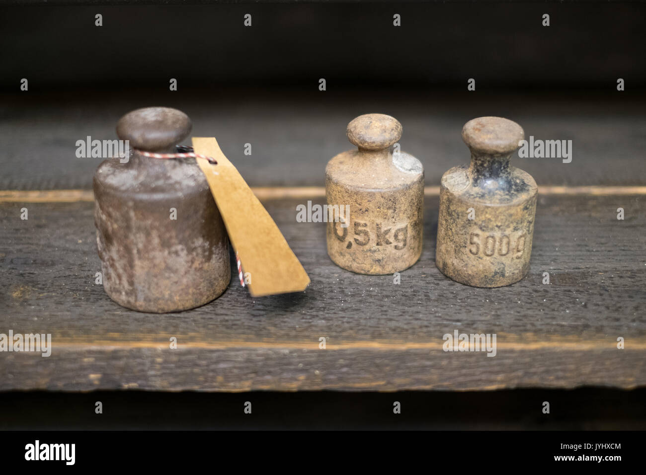 Old weights hi-res stock photography and images - Alamy
