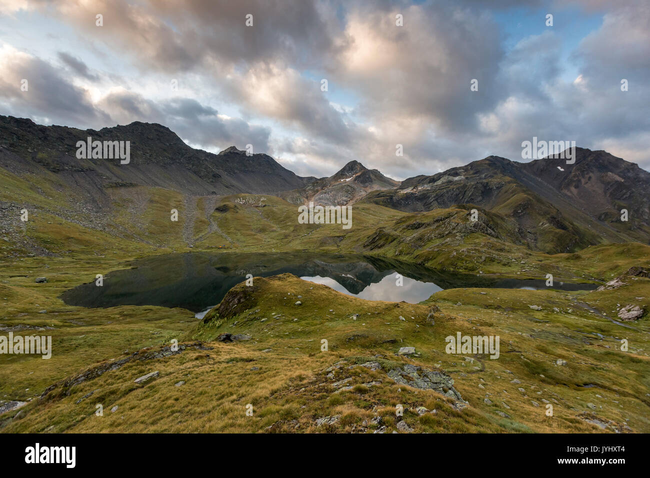Fenetre Lake, Ferret valley, Switzerland Stock Photo - Alamy