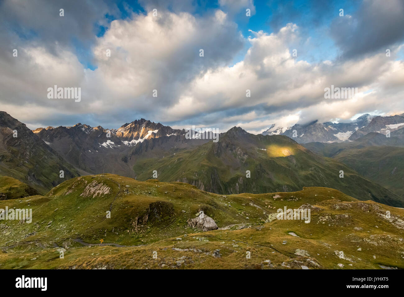 Mountains of Ferret valley, Switzerland Stock Photo - Alamy